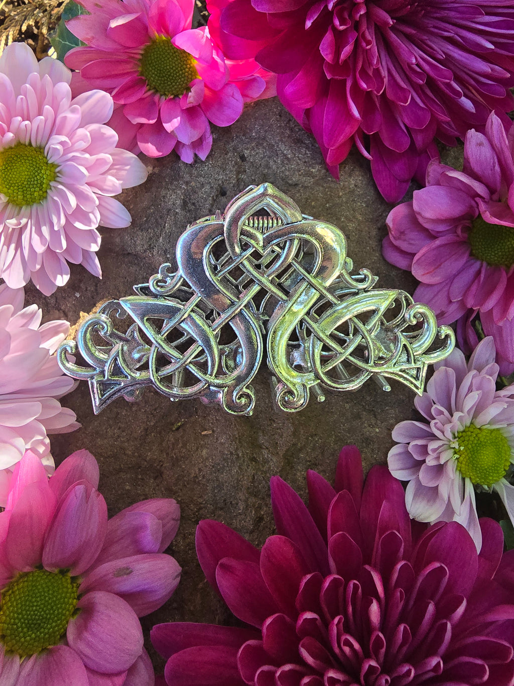 Celtic Filigree Claw Clip – ImaginedByNell